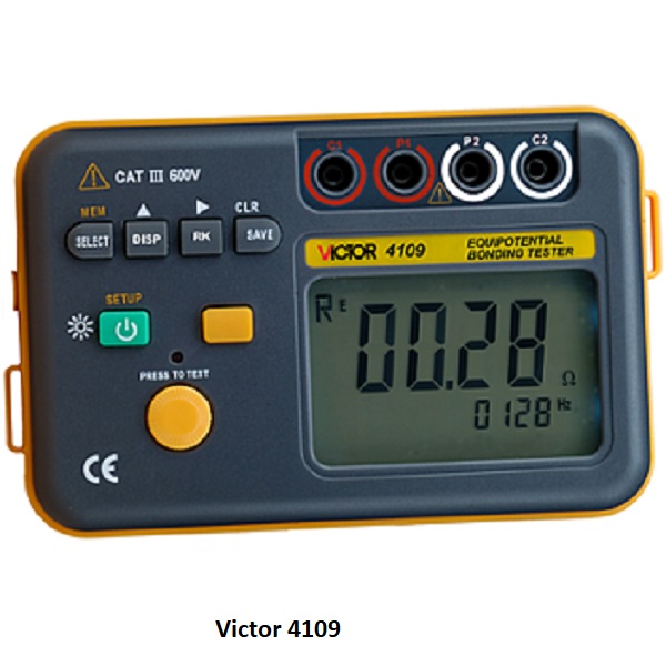 Đồng hồ đo điện trở đất Victor 4109 - Minh Trí Vina