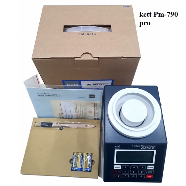 Máy đo độ ẩm 99 loại hạt kett Pm-790 pro - Minh Trí Vina